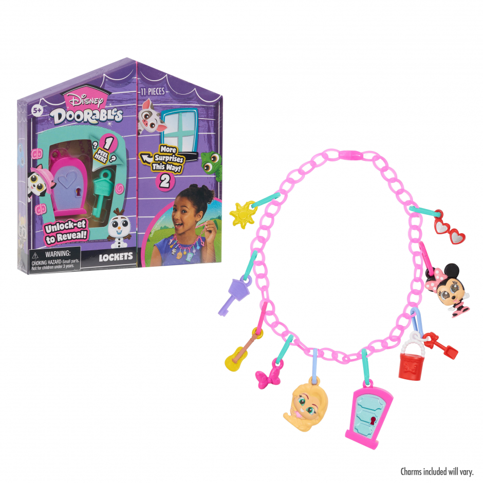 Disney Doorables Lockets - Just Play | Toys for Kids of All Ages