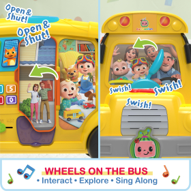 CoComelon Ultimate Adventure Learning Bus - Just Play | Toys for Kids ...