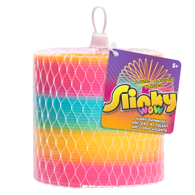 Slinky the Original Walking Spring Toy, Plastic Rainbow Giant Slinky ...