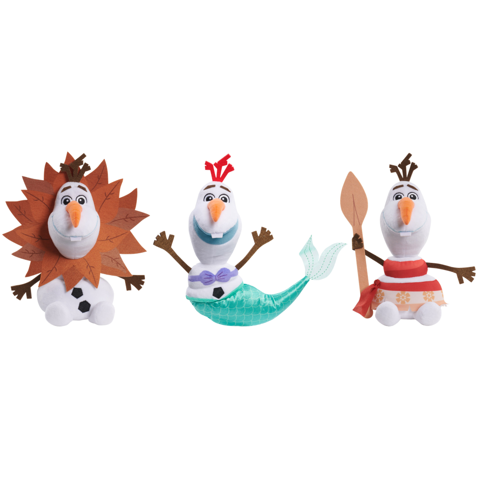 Disney Frozen Olaf Presents Small Plush- 3 Pack Simba / Ariel / Moana ... Disney Frozen Olaf Presents Small Plush- 3 Pack Simba / Ariel / Moana ...