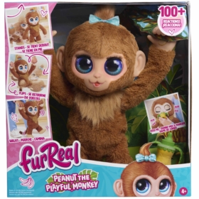 furReal Peanut the Playful Monkey Interactive Toy - Just Play | Toys ...