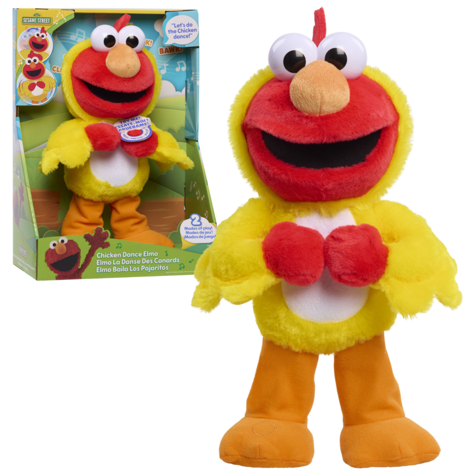Sesame Street Chicken Dance Elmo Feature Plush - Just Play | Toys for ...
