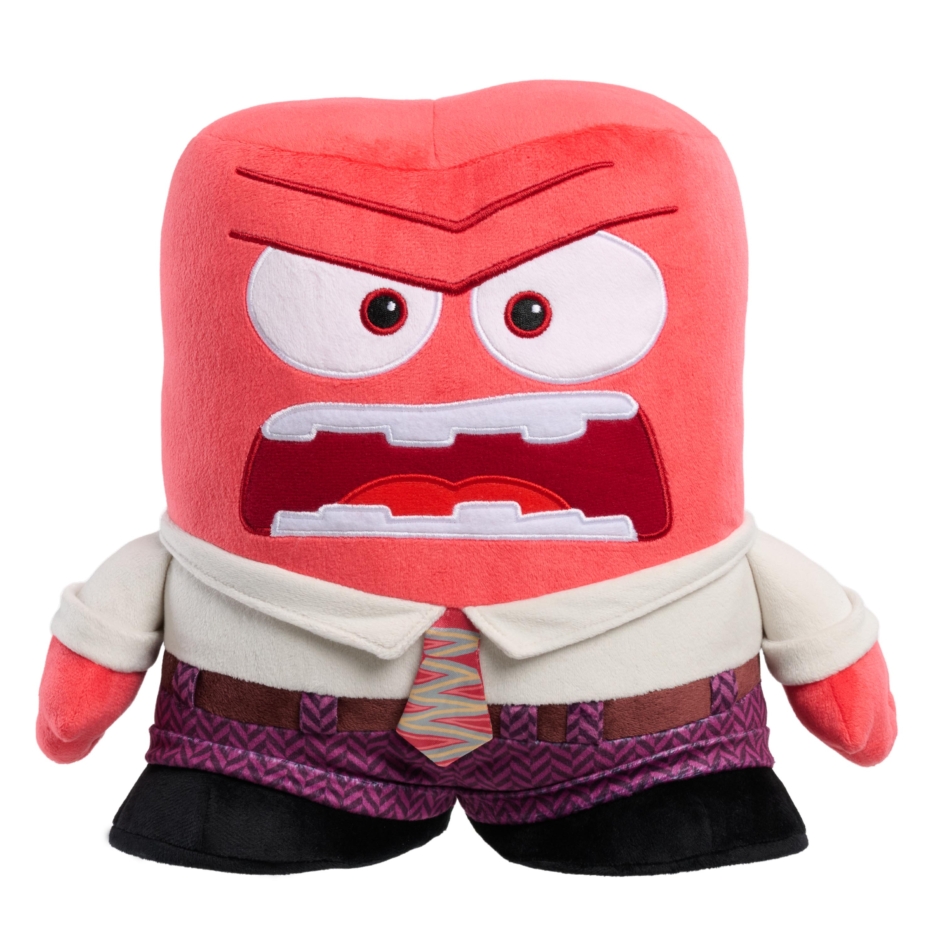 Disney and Pixar Inside Out 2 Large Plush Anger - Just Play | Toys for ...