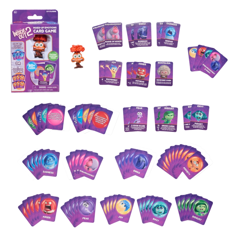 Disney and Pixar Inside Out 2 Mixed-Up Emotions Card Game - Just Play ...