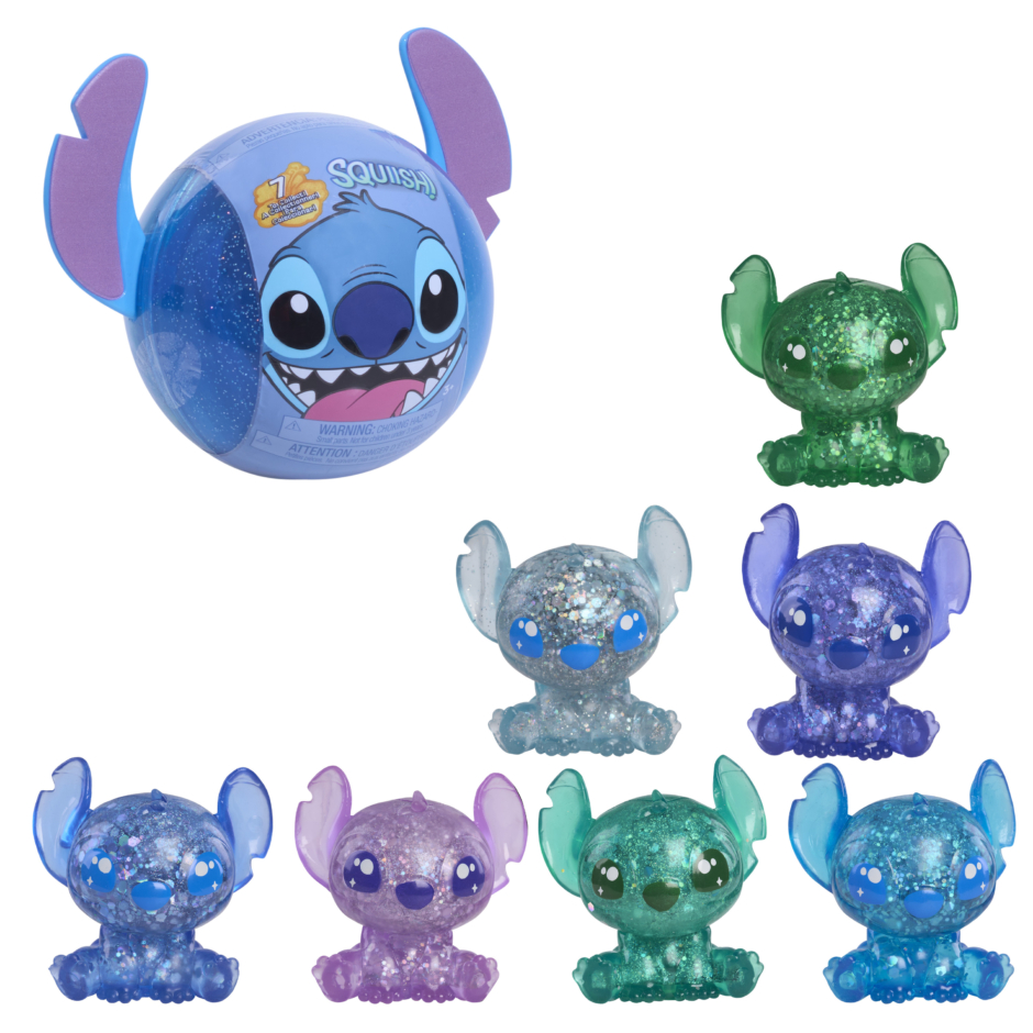 Disney Stitch Squish-a-Stitch Collectible Figures - Just Play | Toys ...