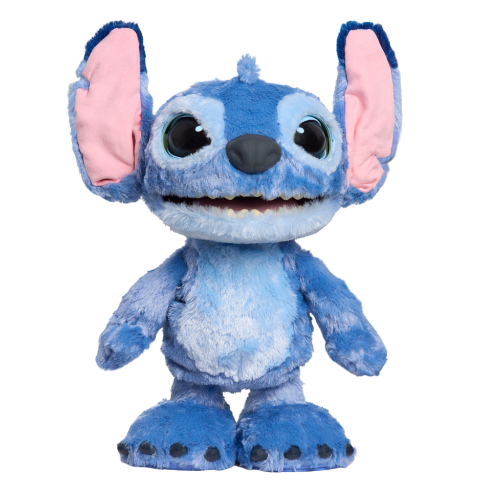 Disney Stitch Ultimate Stitch Interactive Feature Plush - Just Play ...